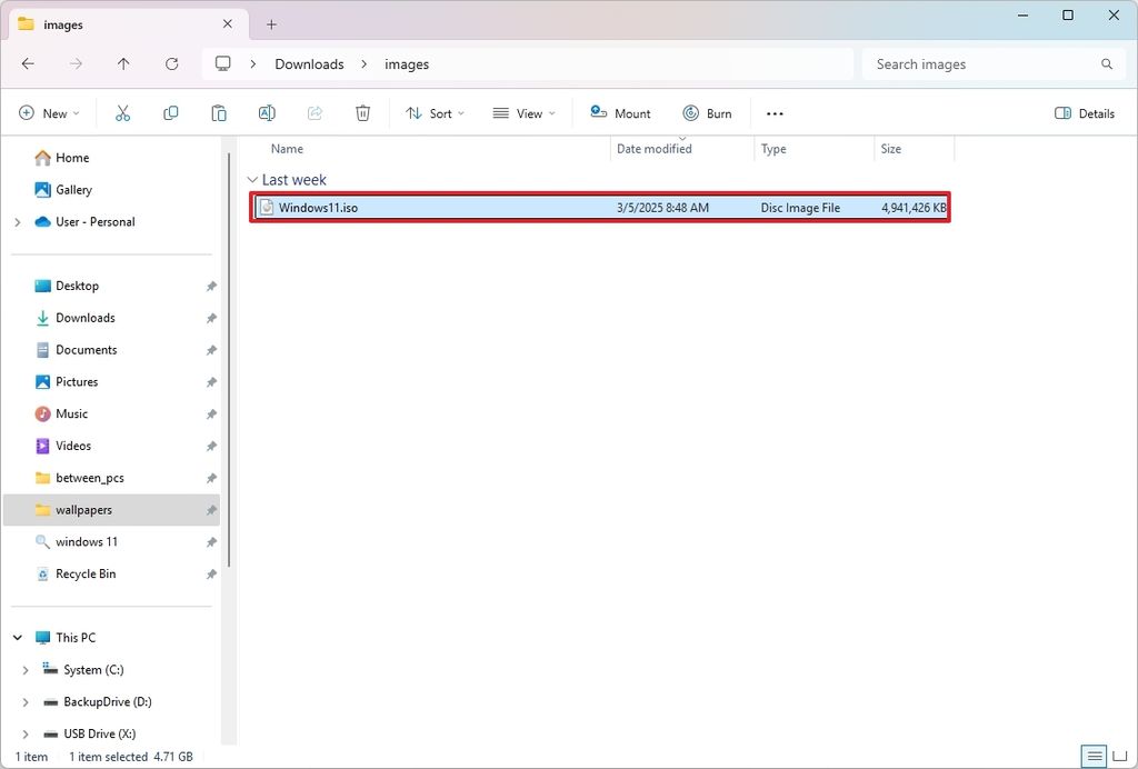 Windows 11 mounting an ISO image process | Windows Central