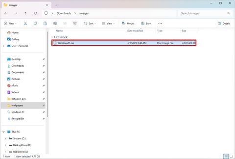 Windows 11 mounting an ISO image process | Windows Central