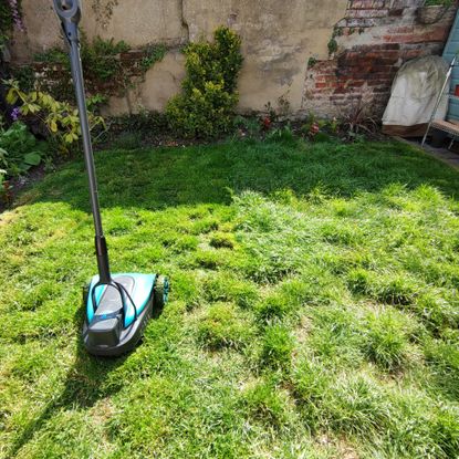 This compact lawn mower is a dream for small gardens | Ideal Home