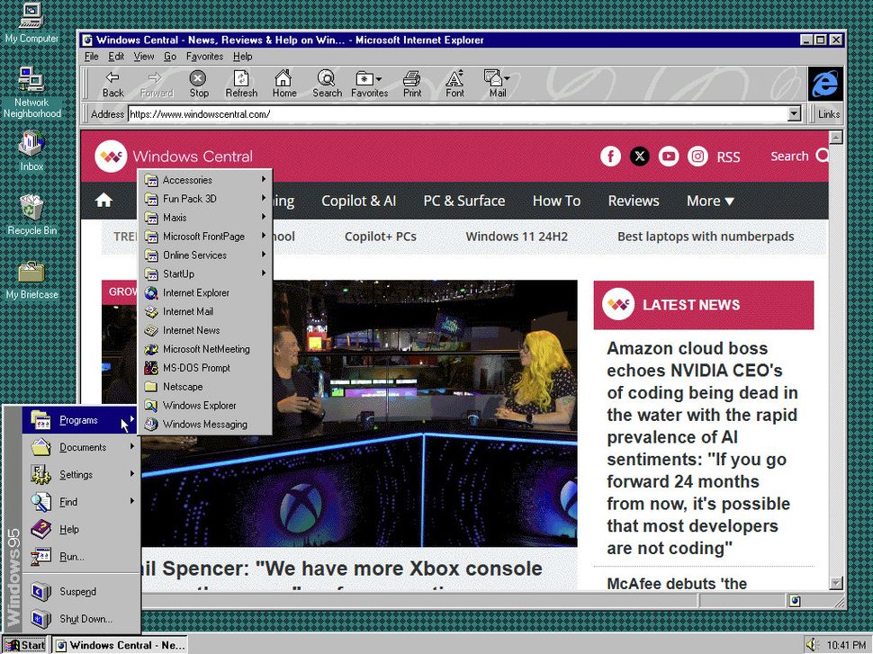 How Microsoft's iconic Start menu has evolved since Windows 95 launched ...