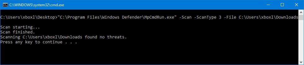 How to create shortcuts to start a Windows Defender scan on Windows 10 ...