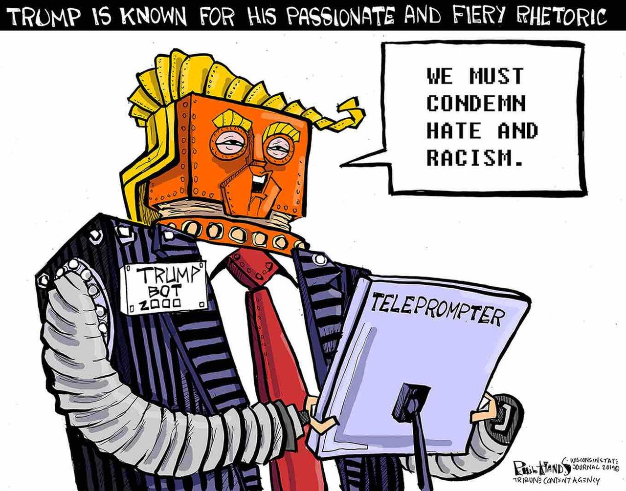 7 scathing cartoons about Trump's El Paso hypocrisy | The Week