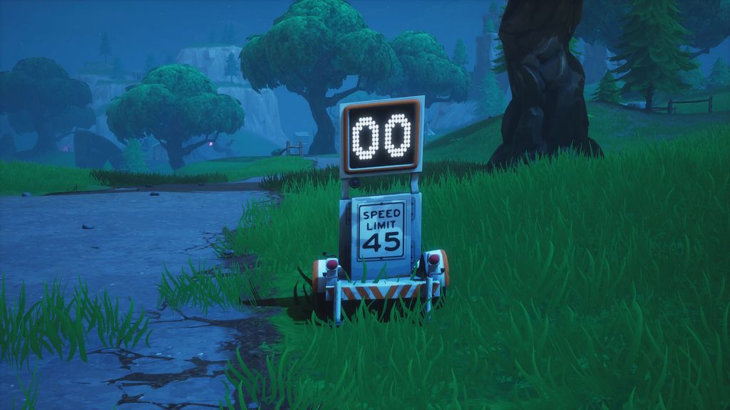 Fortnite Radar Signs - where to find them and record a speed of 27 or ...