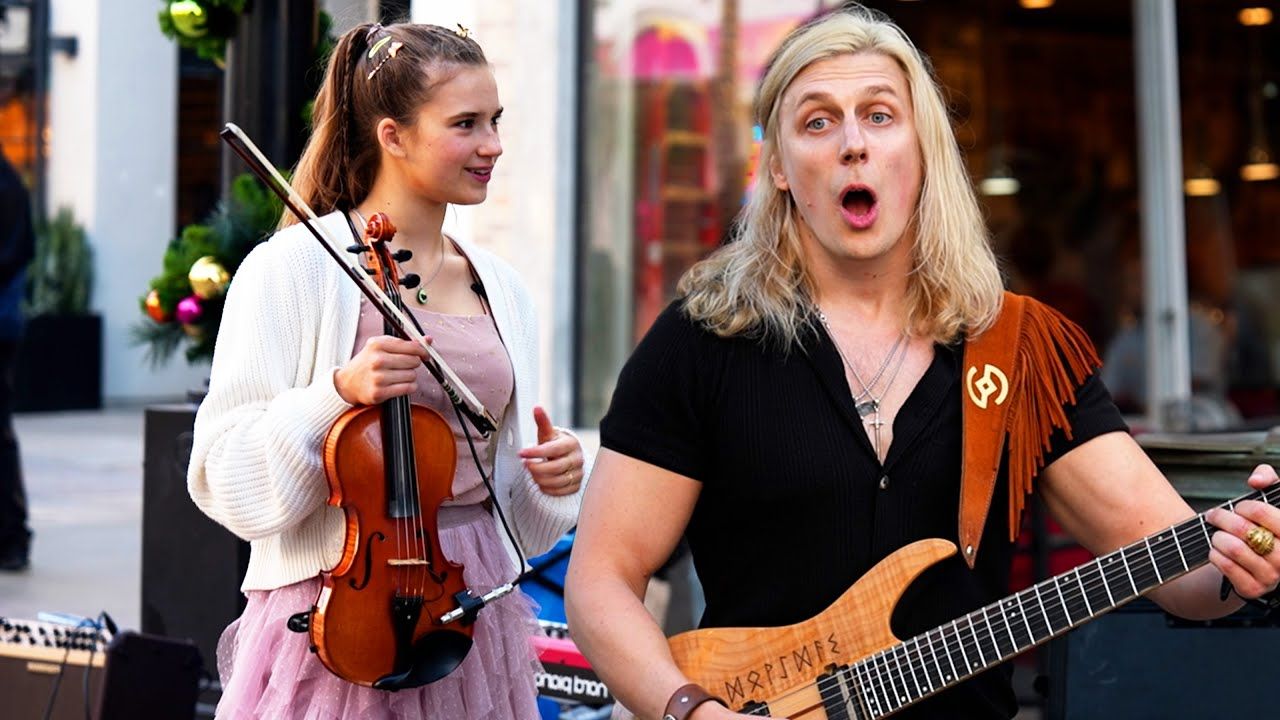 Døvydas Maščinskas and Karolina Protsenko busk Led Zeppelin | Louder