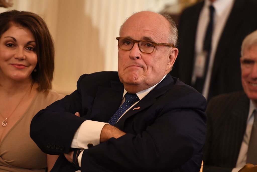 Rudy Giuliani, cigar smoker, is mad at 'a moron on Fox' for saying he ...
