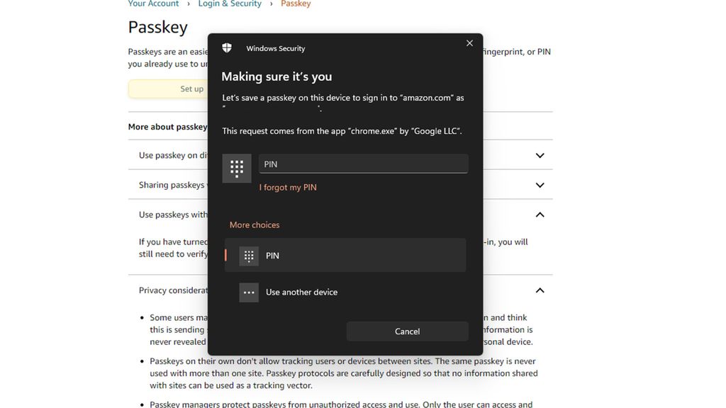 Amazon officially launches passkey support – here's how to set it up ...