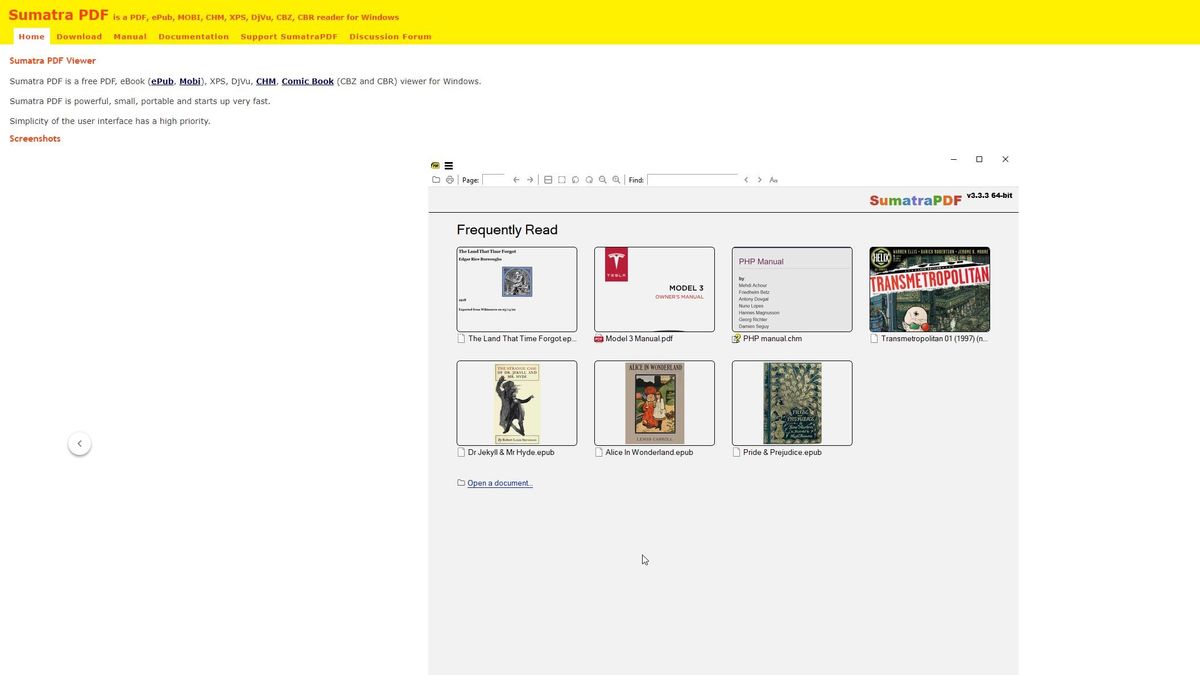 Sumatra PDF review | TechRadar