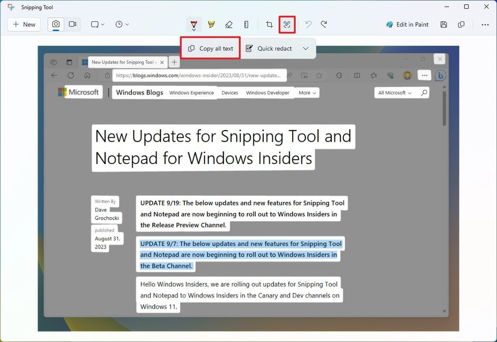 What's new with Snipping Tool on Windows 11 version 23H2 | Windows Central