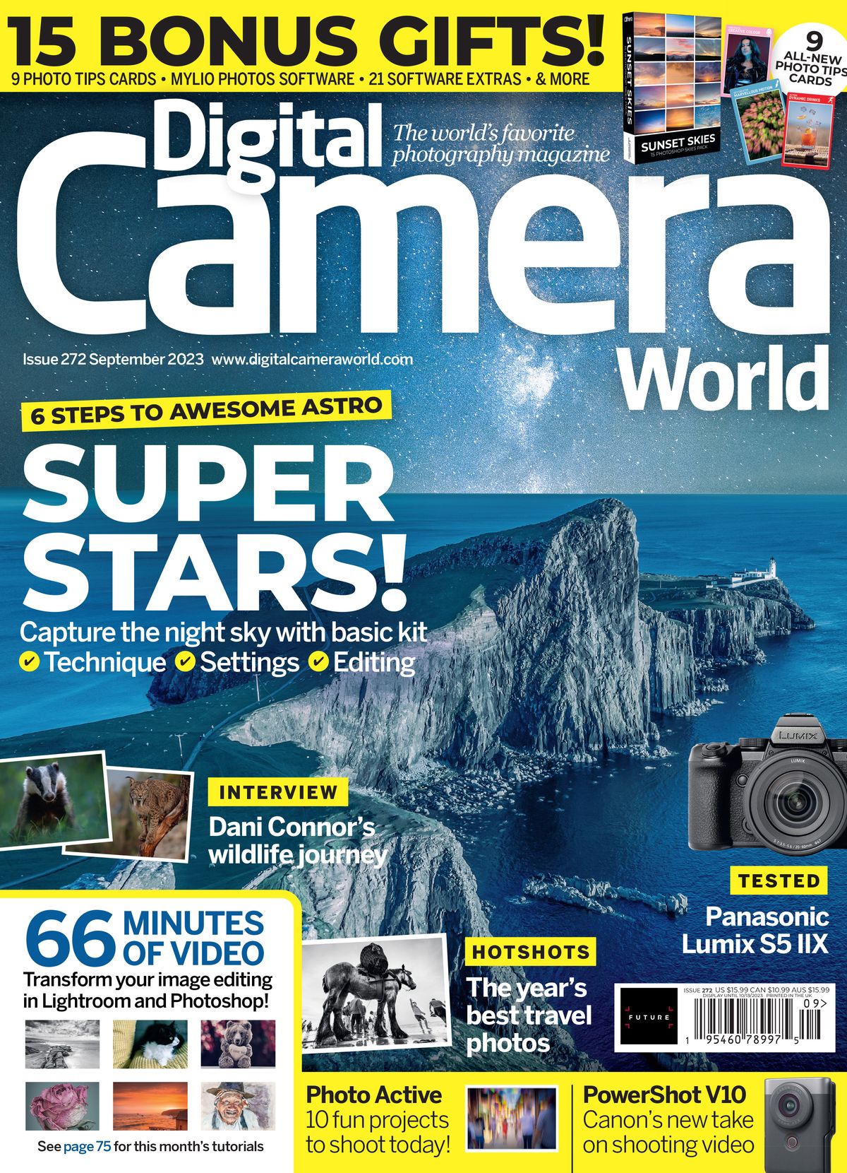 Get 15 bonus gifts with the September 2023 issue of Digital Camera ...