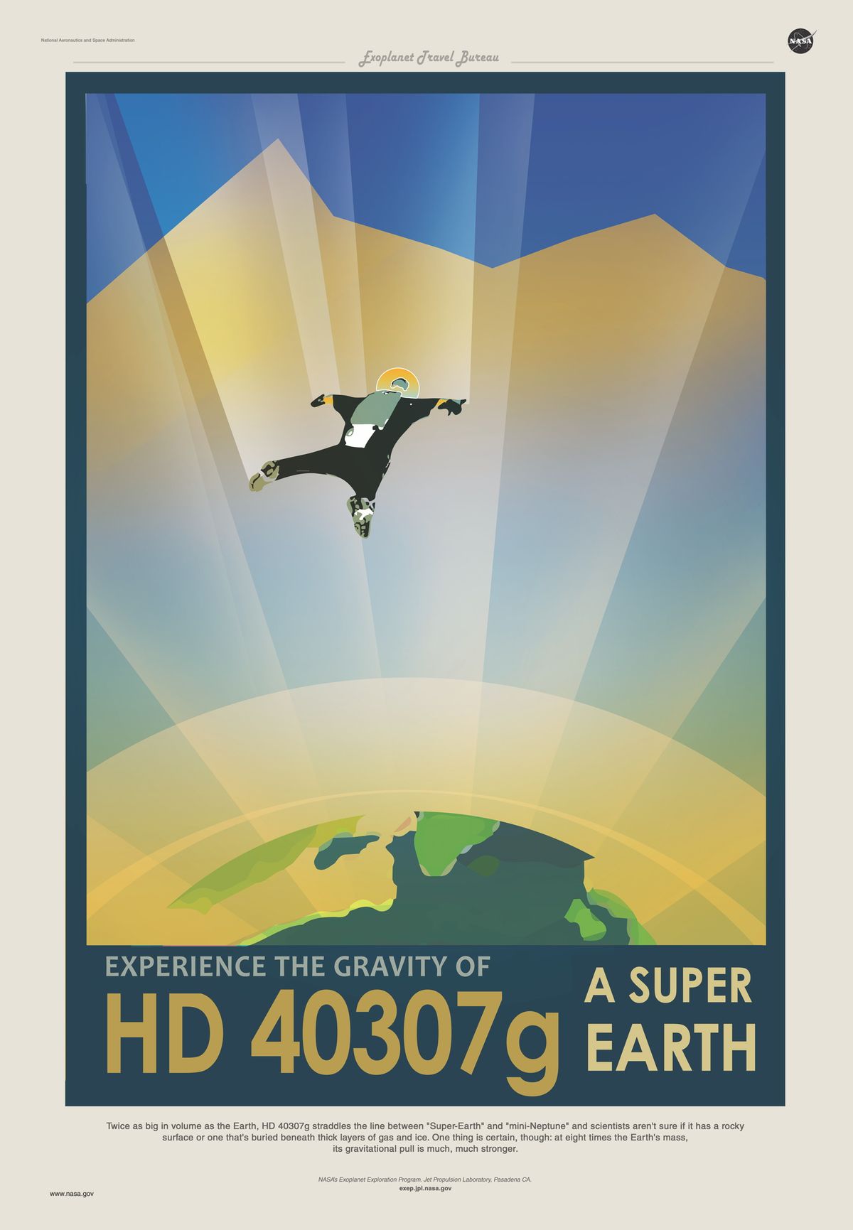 Retro NASA Travel Posters Invite You to Real Alien Worlds | Space
