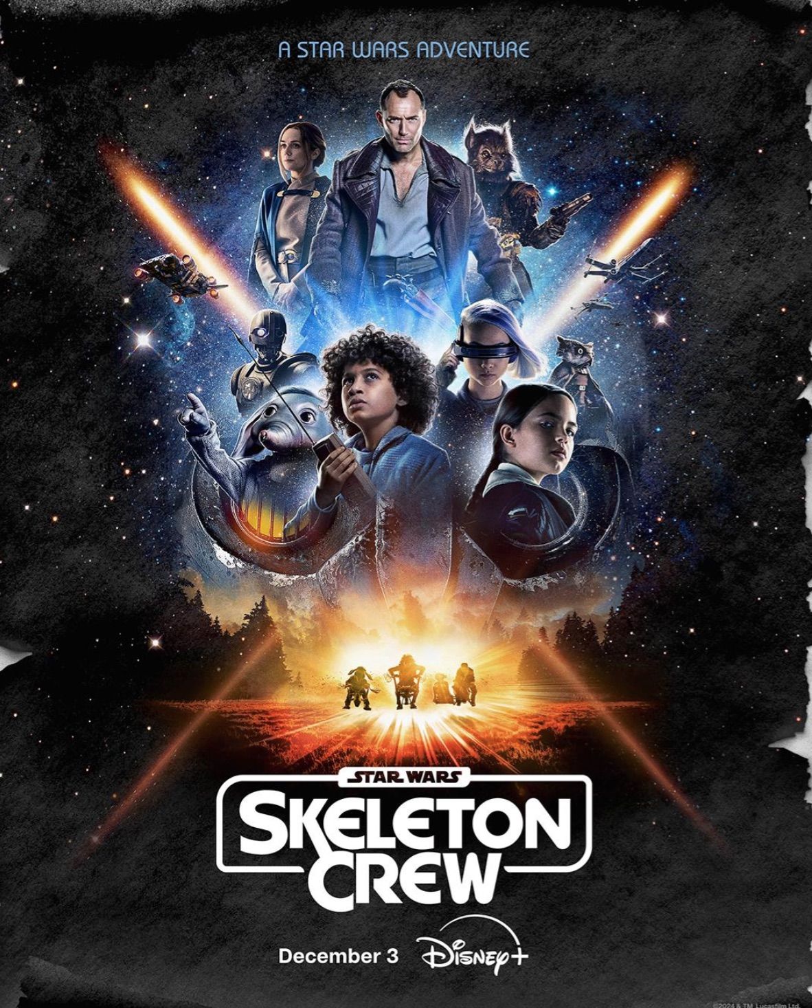 Watch Jude Law lead lost kids across the galaxy in new 'Star Wars ...