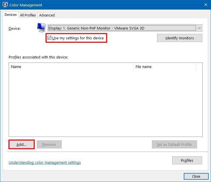 How to find the right color profile for your monitor using Windows 10 ...