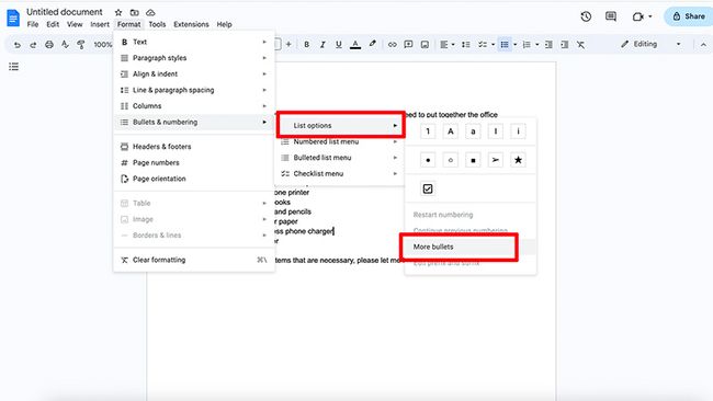 How to customize bullet points in Google Docs | Android Central