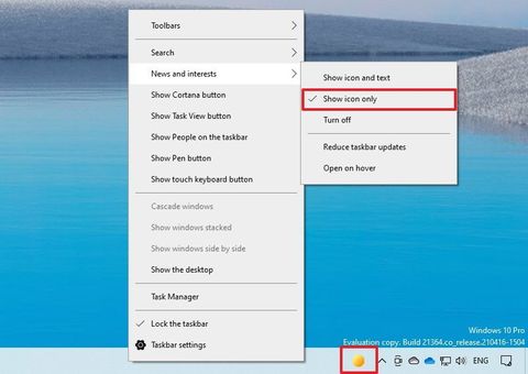 How to use the Windows 10 news and interests taskbar widget | Windows ...