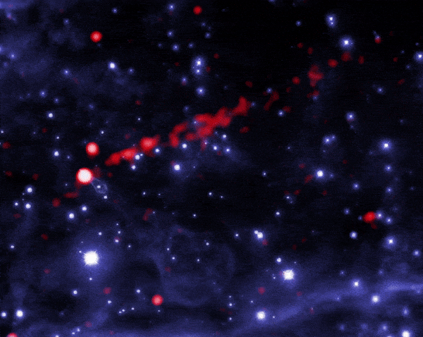 NASA spots 'flame-throwing Guitar Nebula' shredding antimatter along a ...