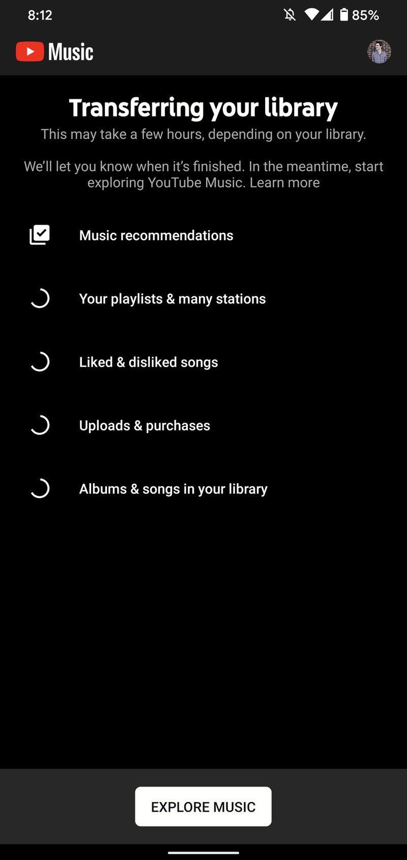 How to transfer your Google Play Music library to YouTube Music ...