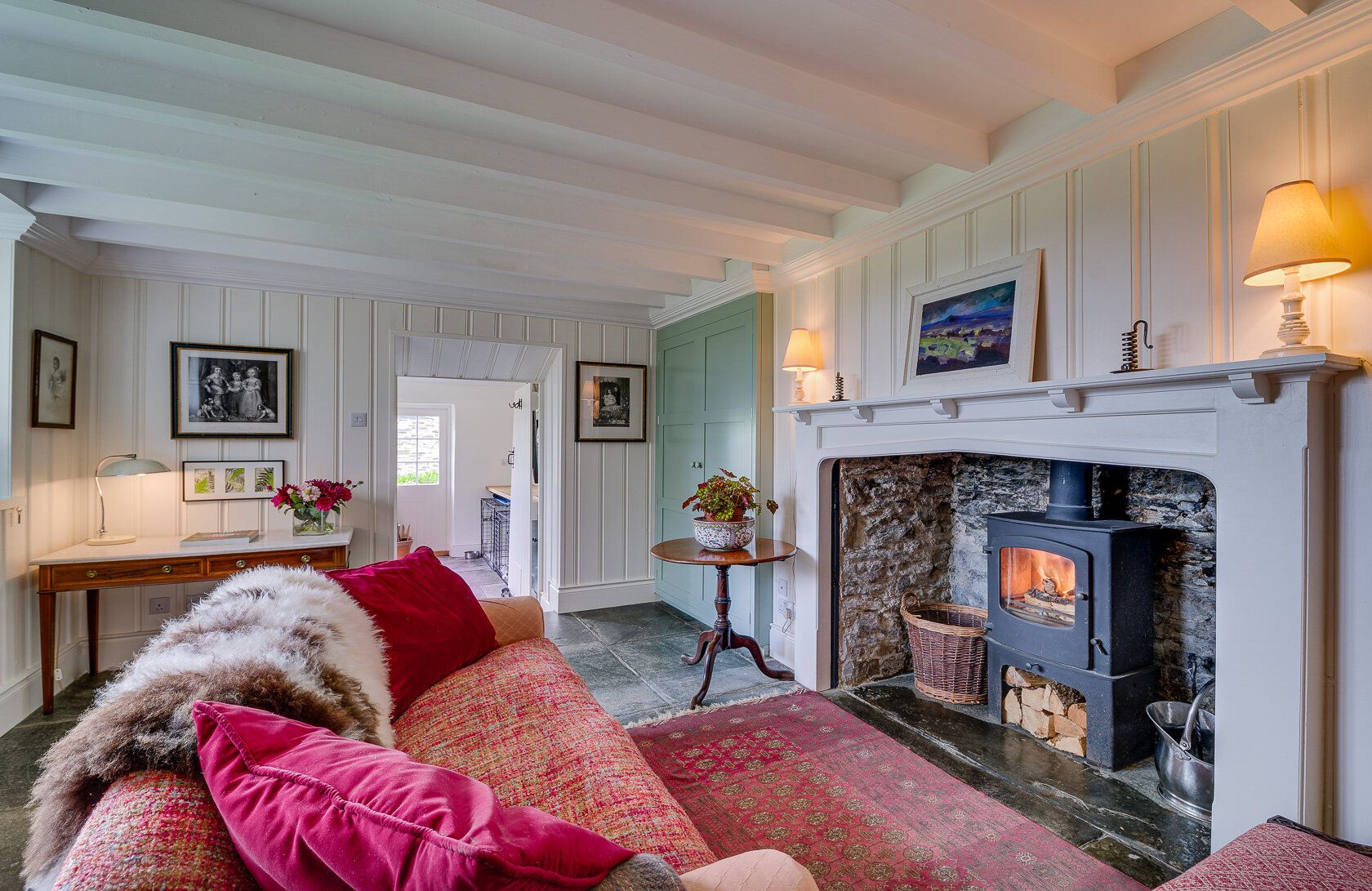 A Cornwall farmhouse that's full of stone-built charm outside, and ...