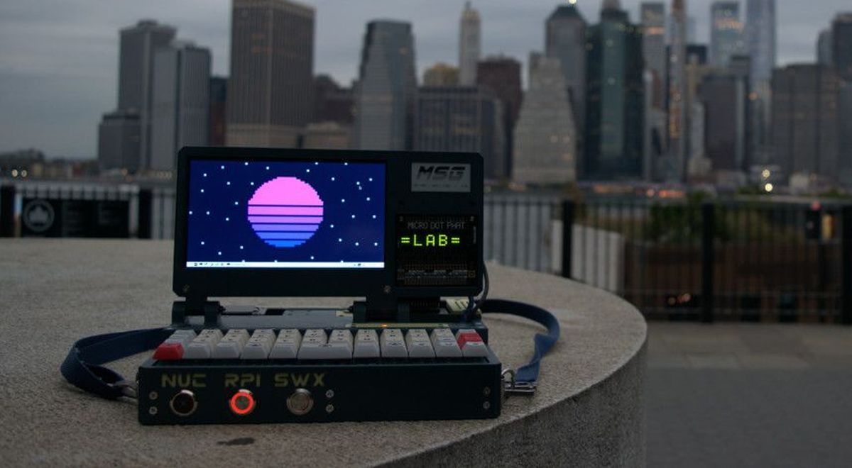 Raspberry Pi Cyberdeck Shares Space With Intel Nuc Toms Hardware