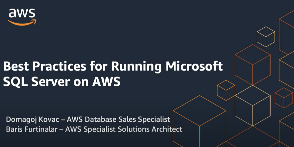 Best practices for running Microsoft SQL Server on AWS | IT Pro