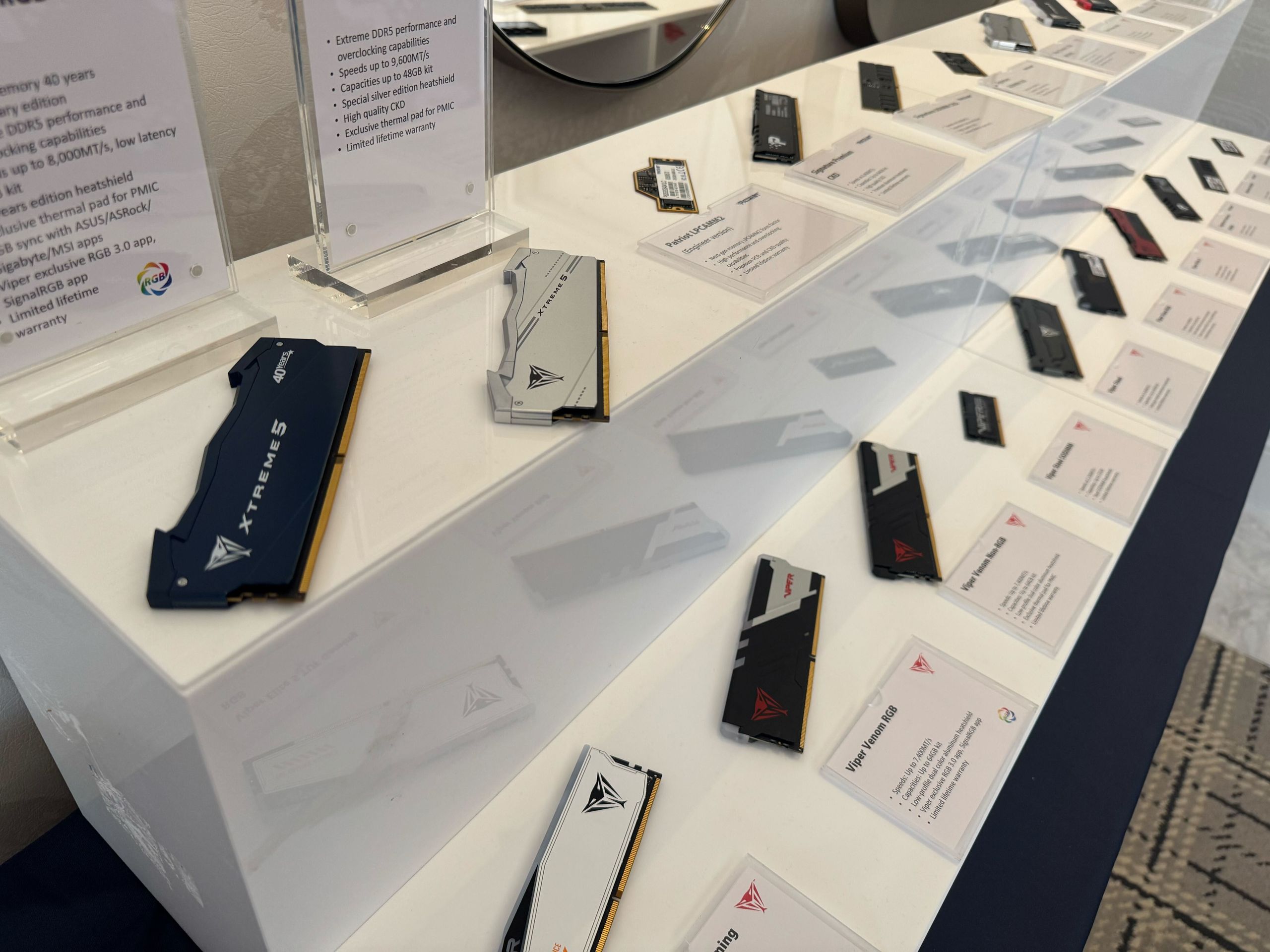 Patriot celebrates 40th Anniversary with Viper Xtreme 5 DDR5-9600 CKD ...