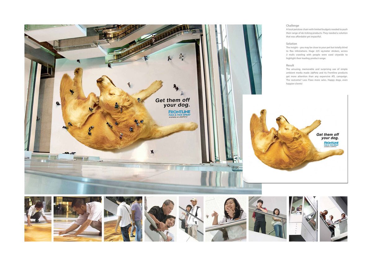 This optical illusion billboard is genius – and gross | Creative Bloq