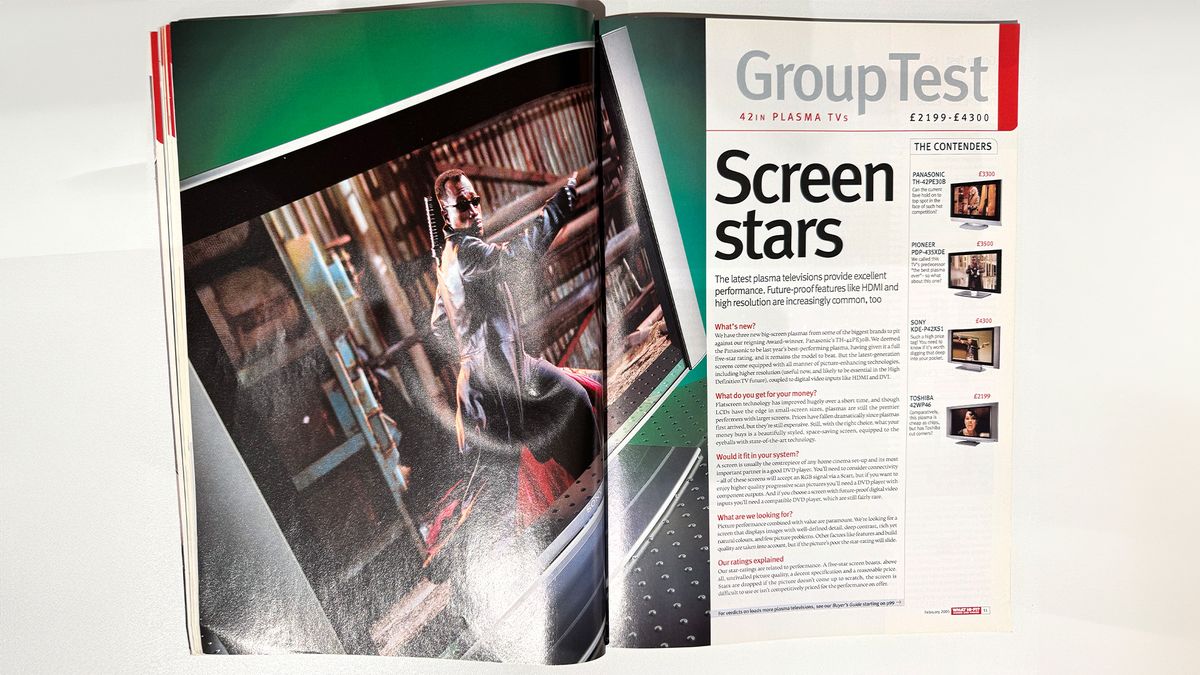 20 years ago: plasma TVs, budget speakers and a very different kind of ...