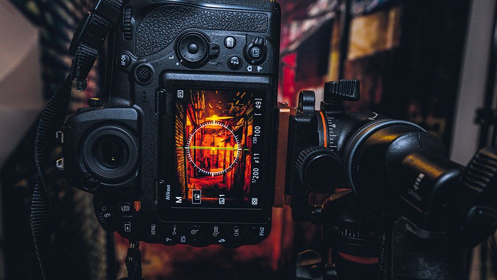 Use a printed backdrop to do a location shoot from your own home ...