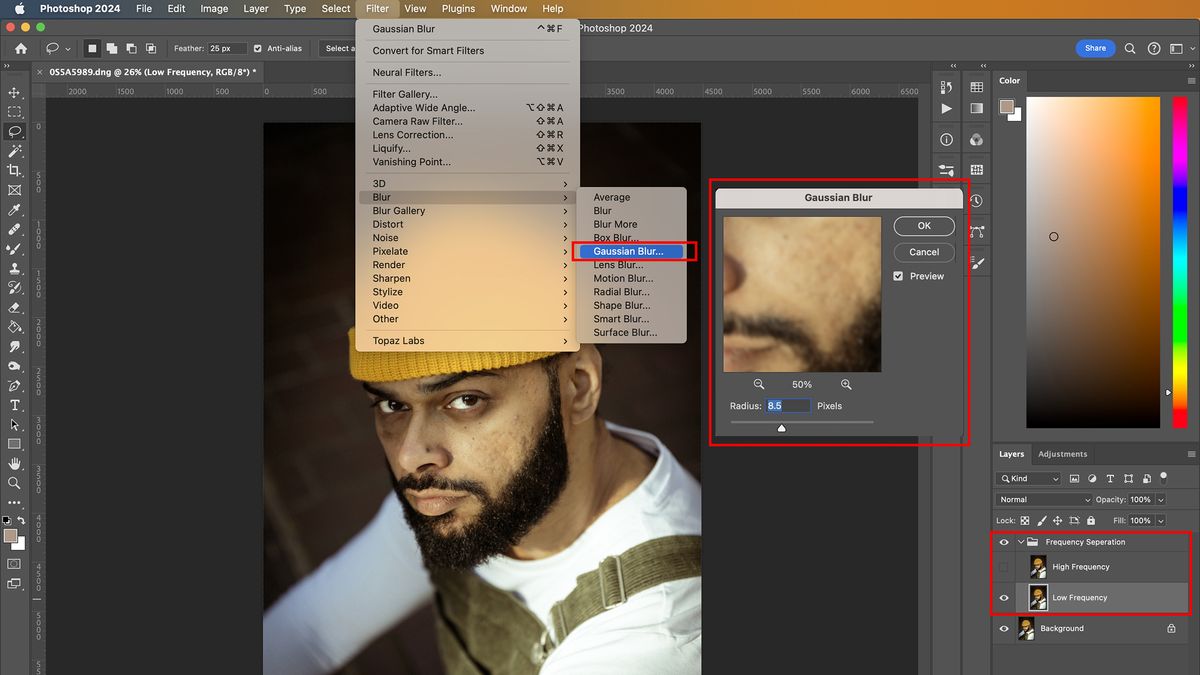 Portrait photography retouching workshop: retouch skin in Photoshop ...