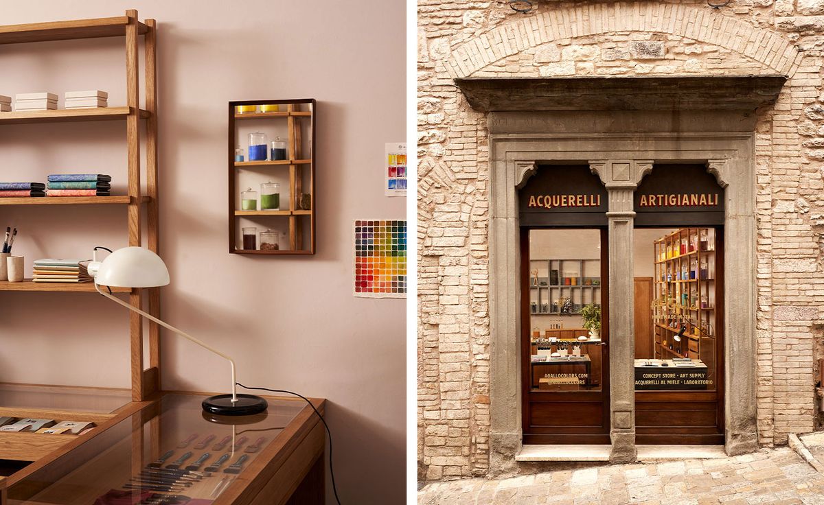 This Italian watercolour shop is inspired by Italian art | Wallpaper*