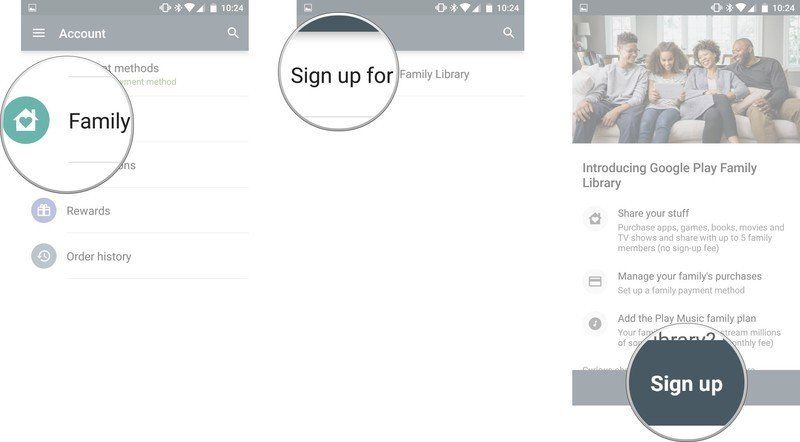 How to sign up for Google Play Family Library | Android Central