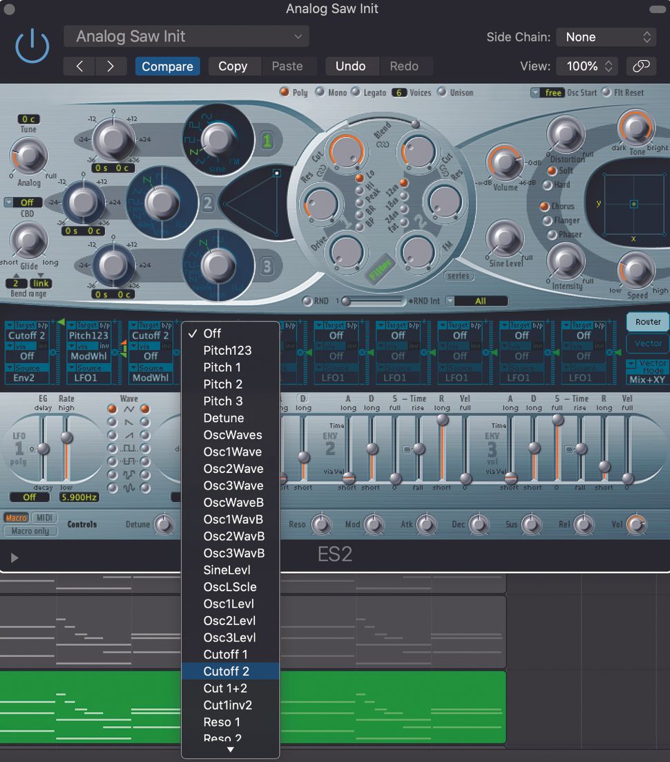 Create the famous wobble bass sound from scratch using Logic's ES2 ...