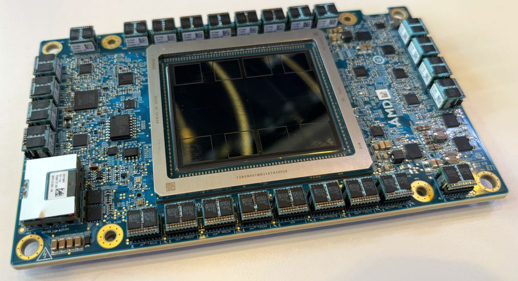 AMD's Instinct MI325X smiles for the camera: 256 GB of HBM3E | Tom's ...