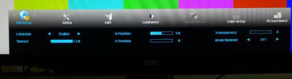 AOC G2770PQU OSD Setup And Calibration