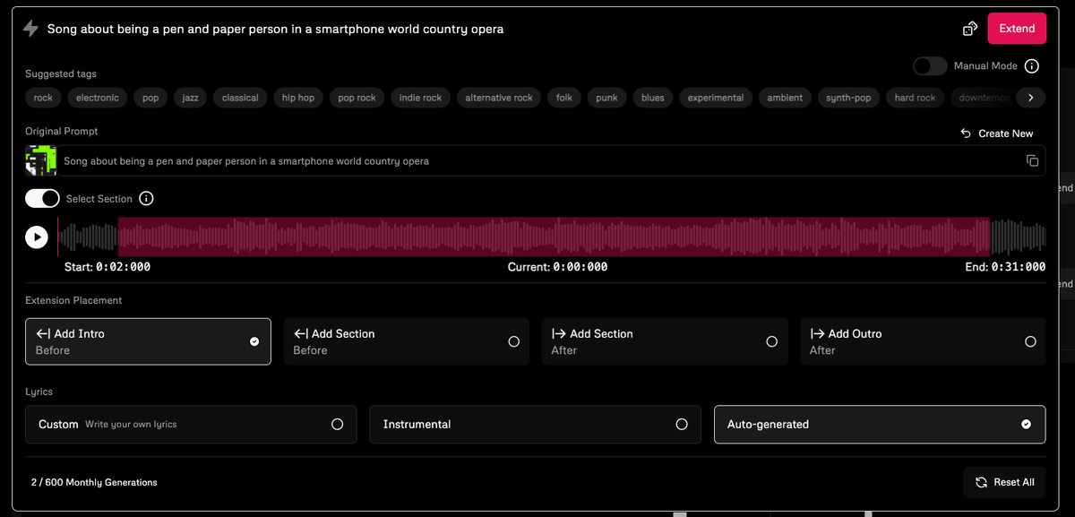 Udio gets a major upgrade — now you can make 15 minute songs | Tom's Guide