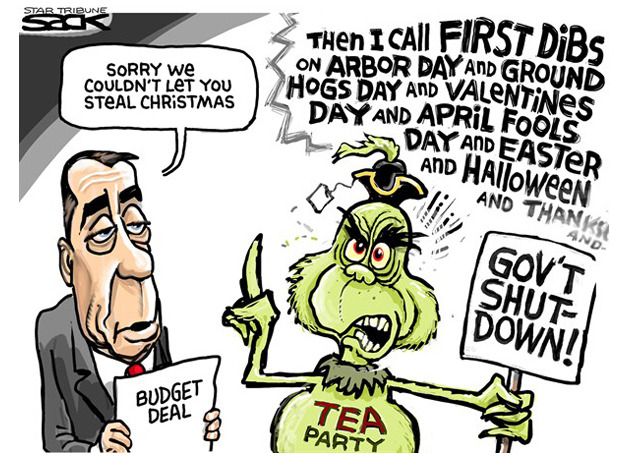 Political cartoon U.S. Congress government shutdown | The Week