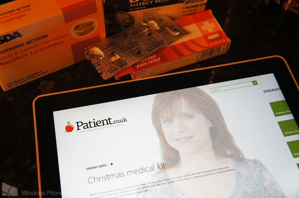 Patient.co.uk refreshed for Windows 8.1; ready to help you with all ...