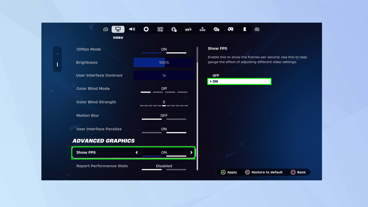 How to see frames per second (FPS) on PS5 | Tom's Guide