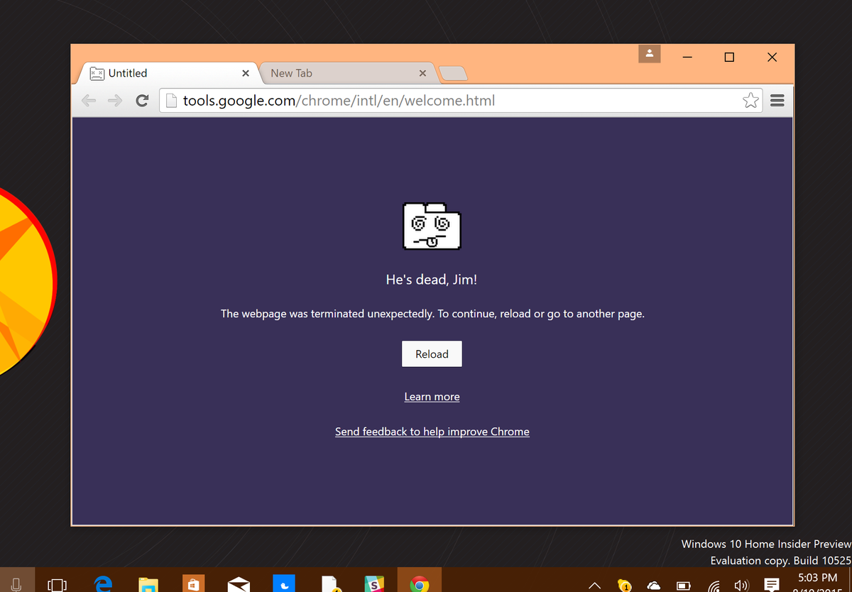 Google fixes Windows 10 10525 crashing bug for Chrome Canary builds ...