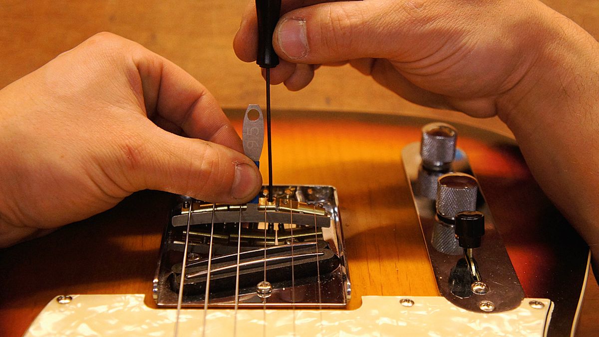 How to install compensated Tele-style saddles | MusicRadar
