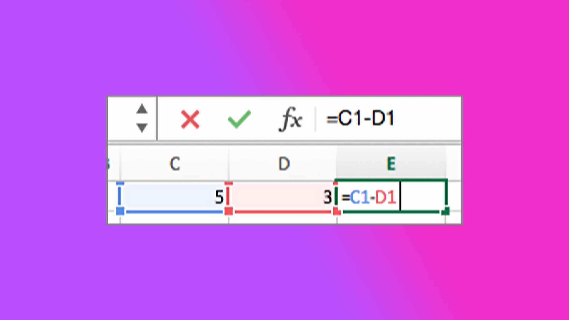 How To Subtract In Excel Make Microsoft Do The Math 