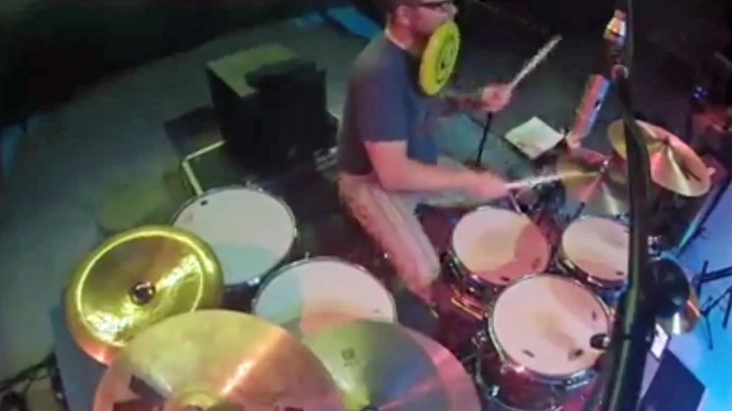 Weezer drummer slick frisbee feat | Louder