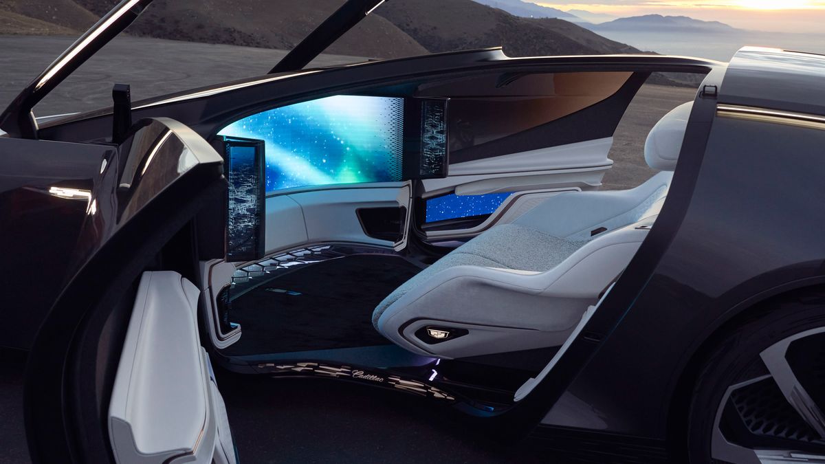 Cadillac InnerSpace concept is the two-seater autonomous EV of your ...