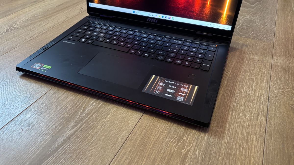 MSI Raider A18 HX review: big in power, big in size… as in literally ...