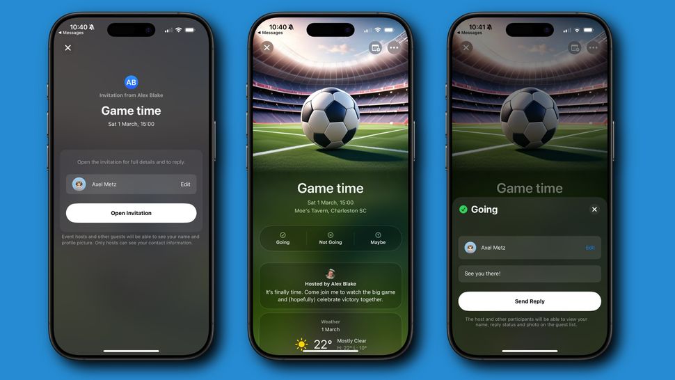 How to use Apple Invites: creating and responding to invitations on ...