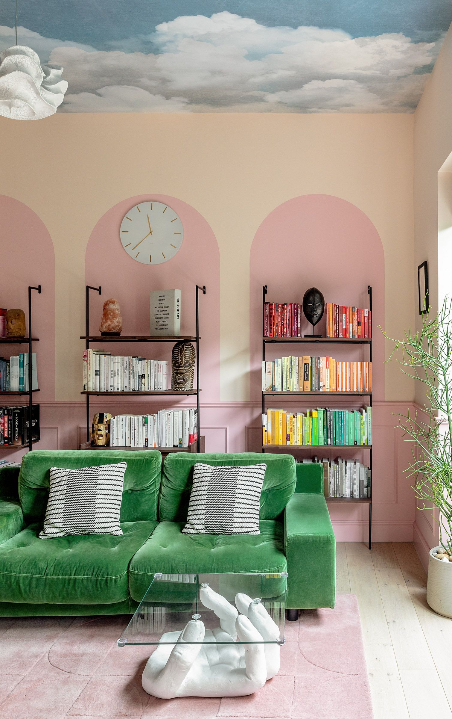 this London "new build" is filled with hundreds of colorful paint ideas