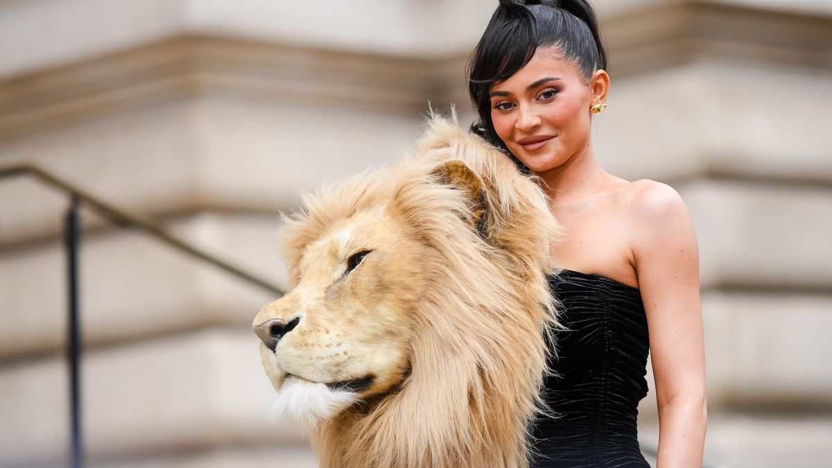 Kylie Jenner Wore a Fake Lion's Head in Paris, and PETA Approves ...