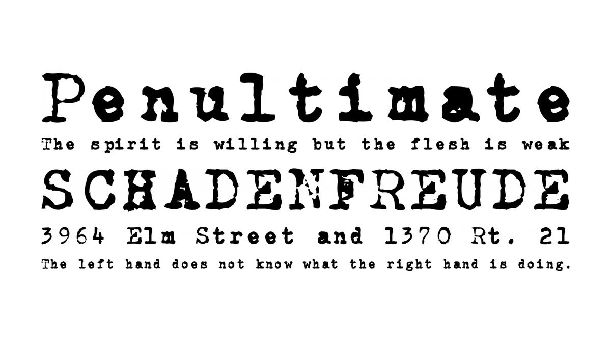 22 of the best typewriter fonts | Creative Bloq