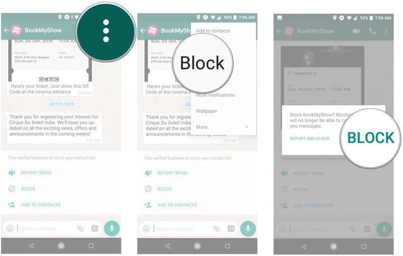 How to block businesses from sending you messages on WhatsApp | Android ...