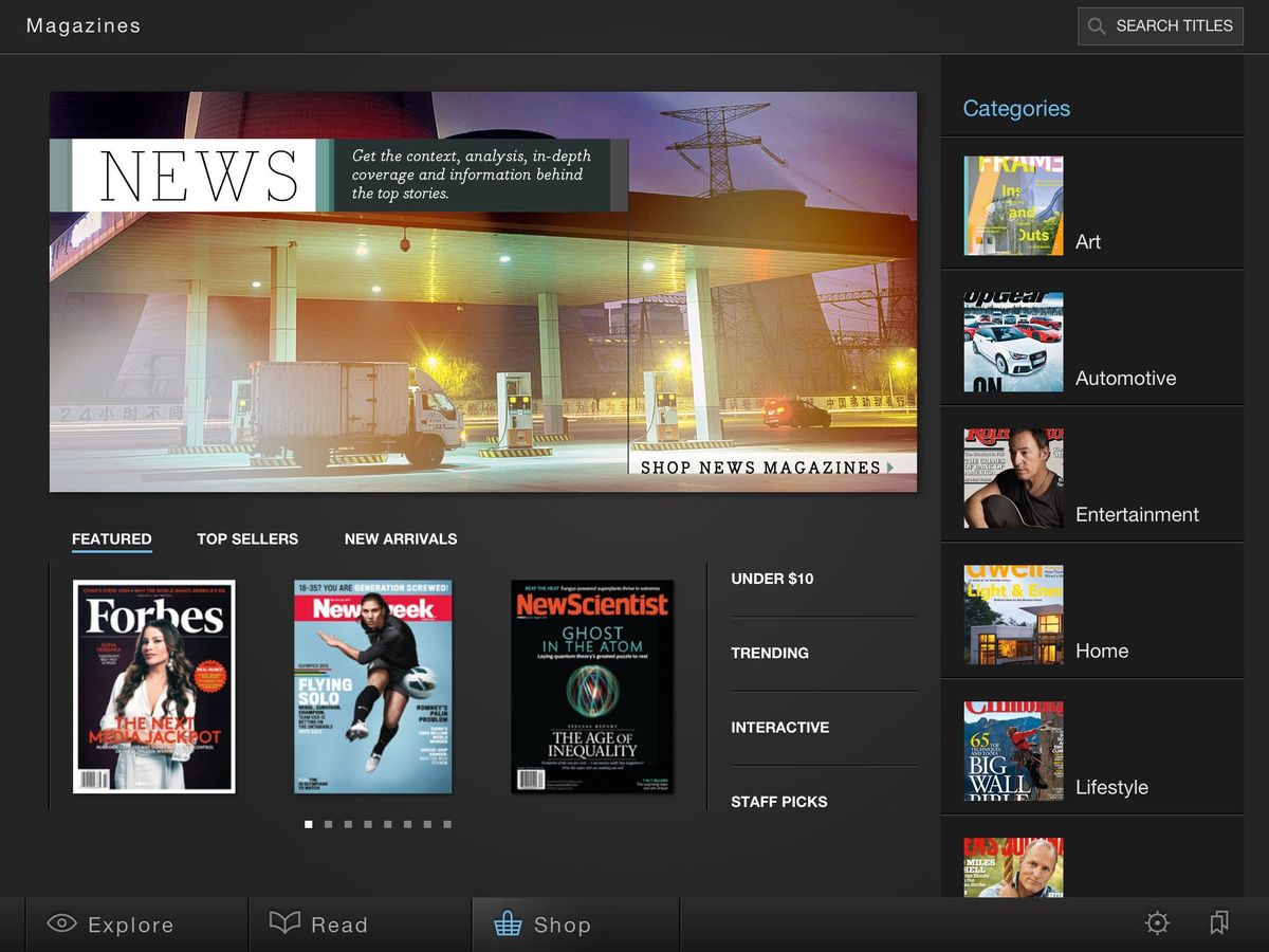 Newsstand vs. Next Issue vs. Zinio: magazine subscription apps for iPad ...