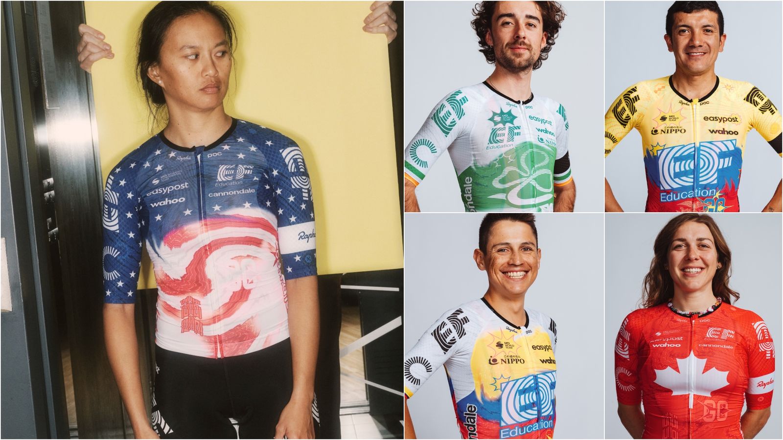 Are EF Pro Cycling's national champion kits the prettiest in the ...